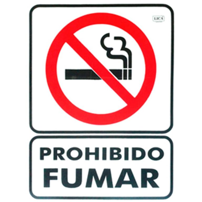 Cartel "Prohibido fumar" | LICA