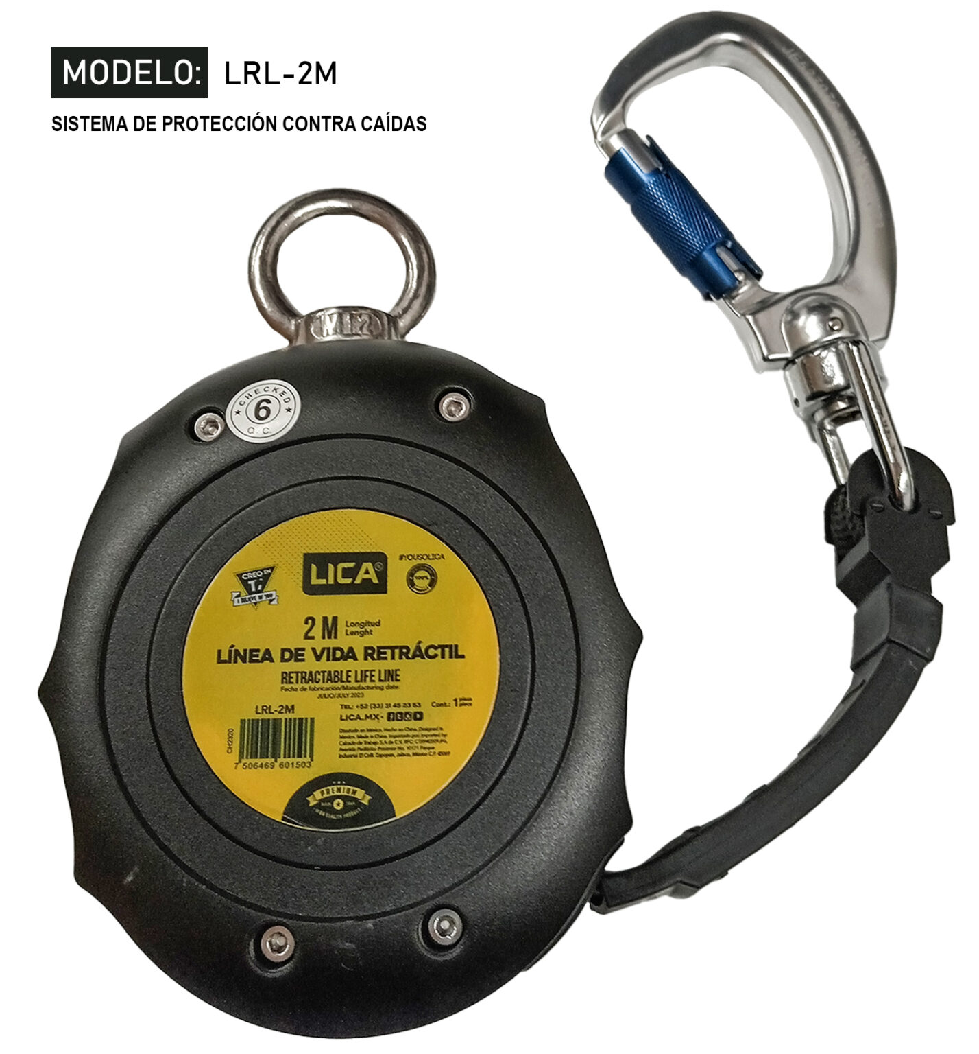 Línea de vida retráctil Mod.LRL-2M | LICA